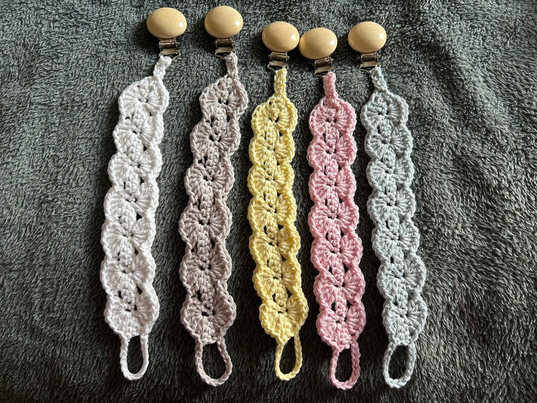 Crocheted Dummy Clip - Etsy UK