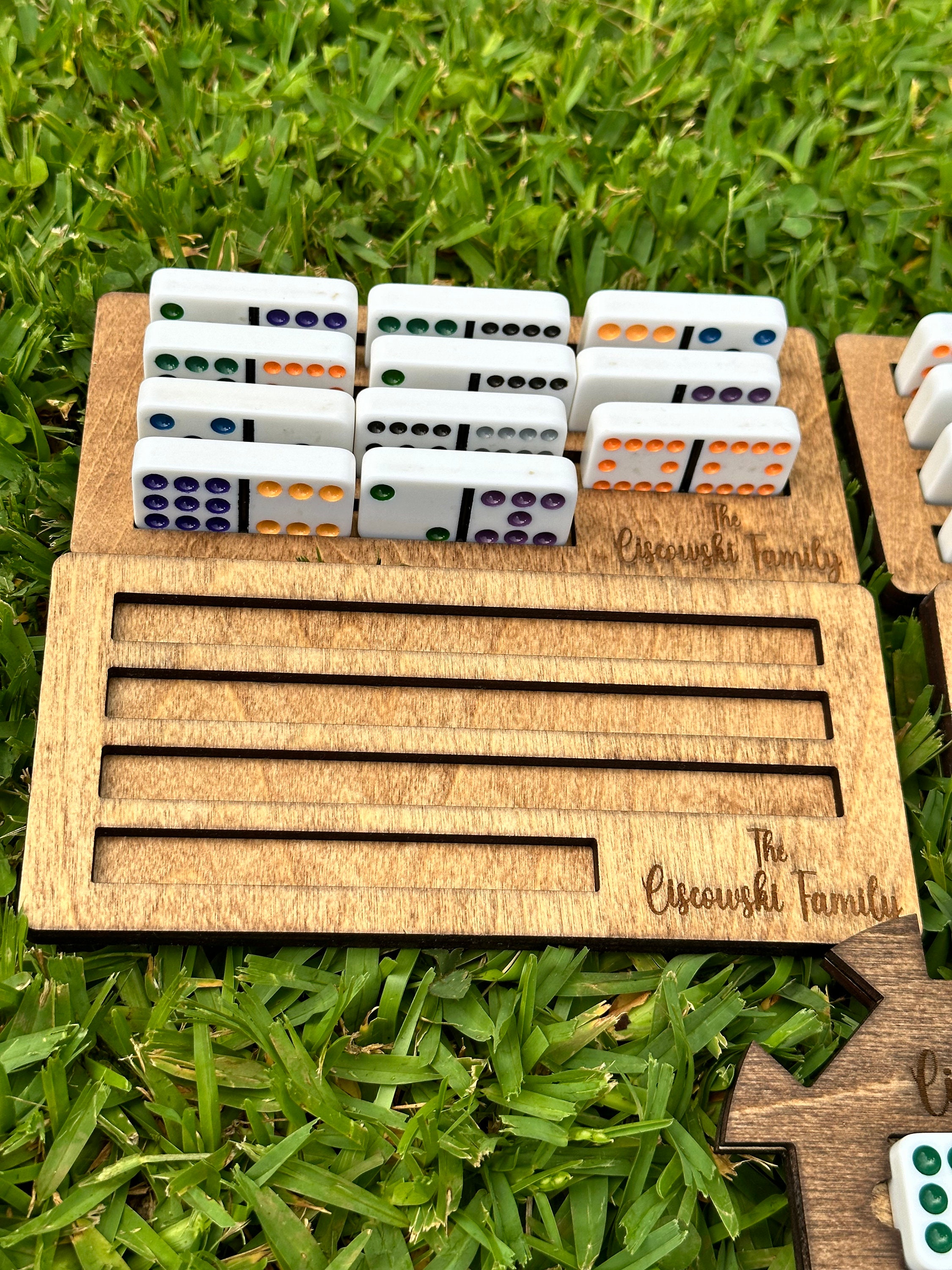 Mexican Train Dominoes Holders - Etsy
