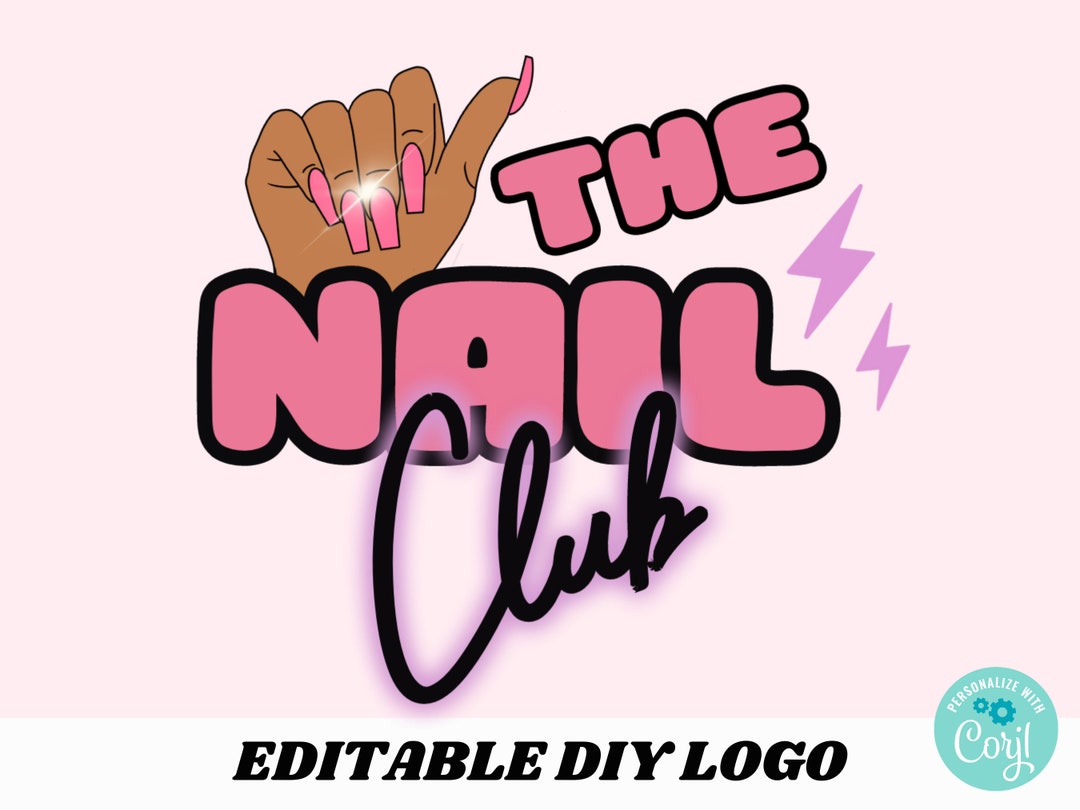 Nail Technician Logo / Premade Logo / DIY Corjl / Nail Tech / Nail ...