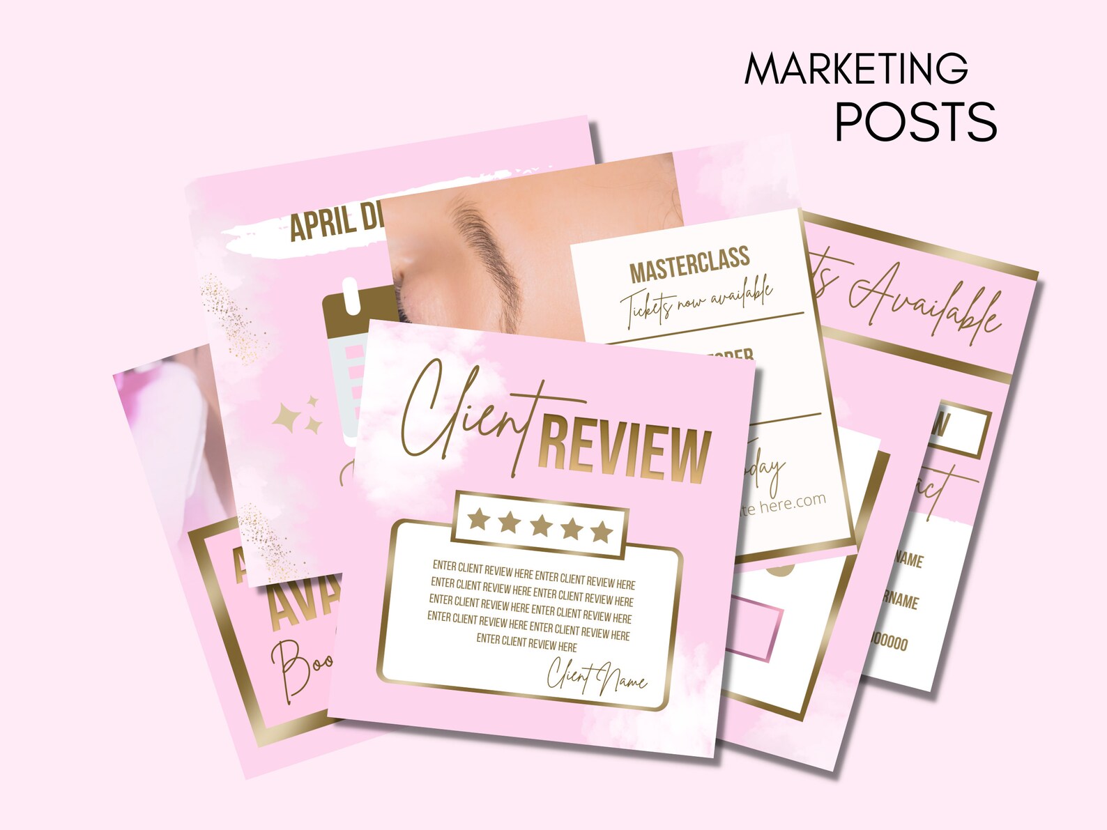 Lash Tech Instagram Post Templates Lash Quotes Lash Posts - Etsy UK