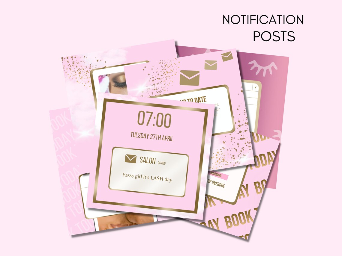 Lash Tech Instagram Post Templates Lash Quotes Lash Posts - Etsy