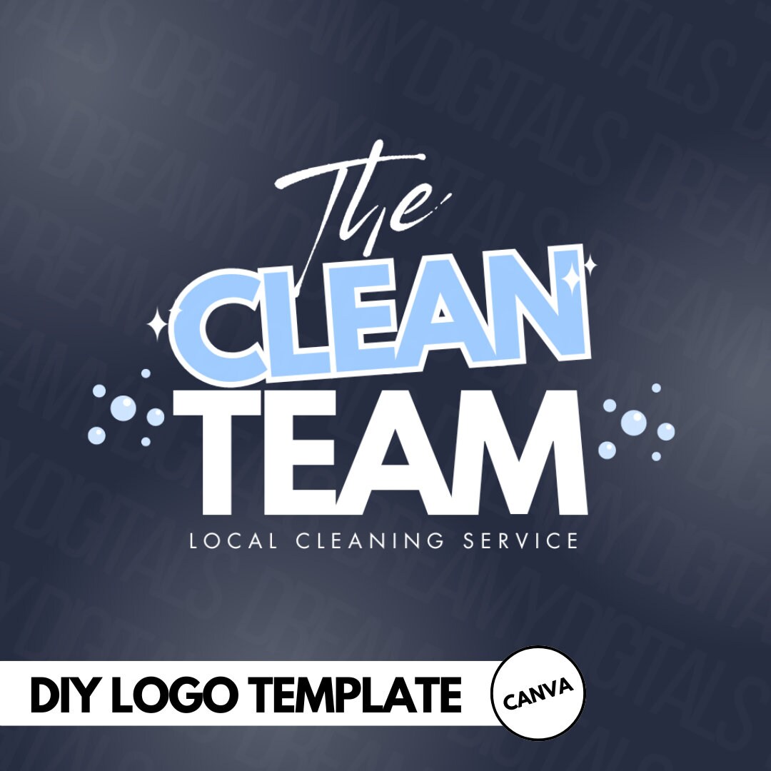 Cleaning Services Logo, DIY Logo, Cleaner Logo, Cleaning Logo Design ...