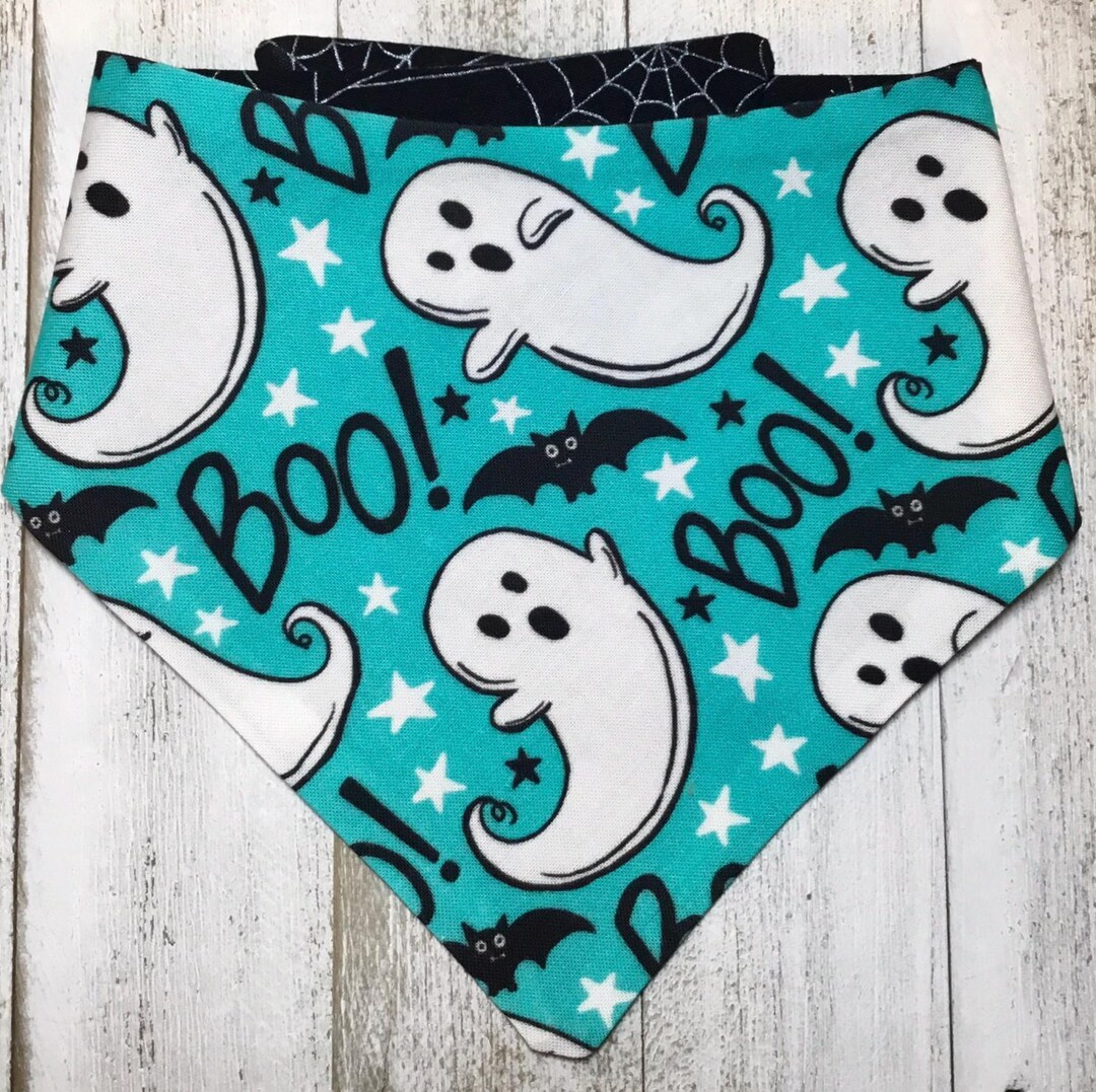 Halloween Bandana / Ghost Bandana / Spooky Bandana / Cat Bandana / Dog ...