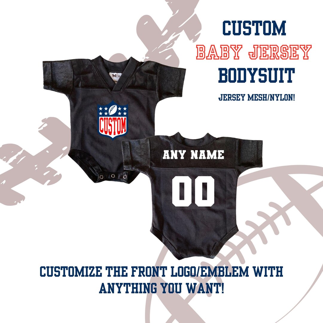 Custom Newborn Baby Mini Football Jersey Personalized Infant Jersey ...