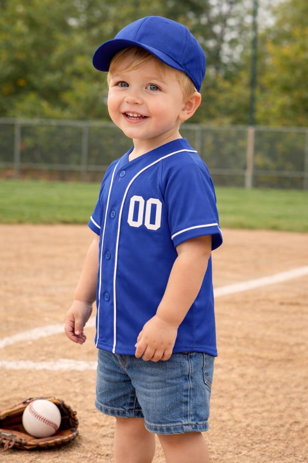 CUSTOM Infant Toddler Baby Baseball Jersey - Etsy