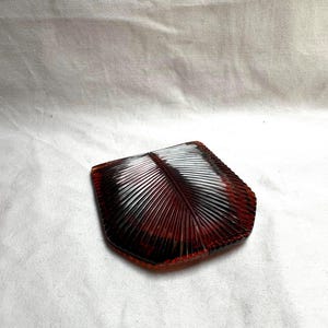 Unique Art Deco Vintage Bakelite Portable Compact Mirror Tortoise Shell ...