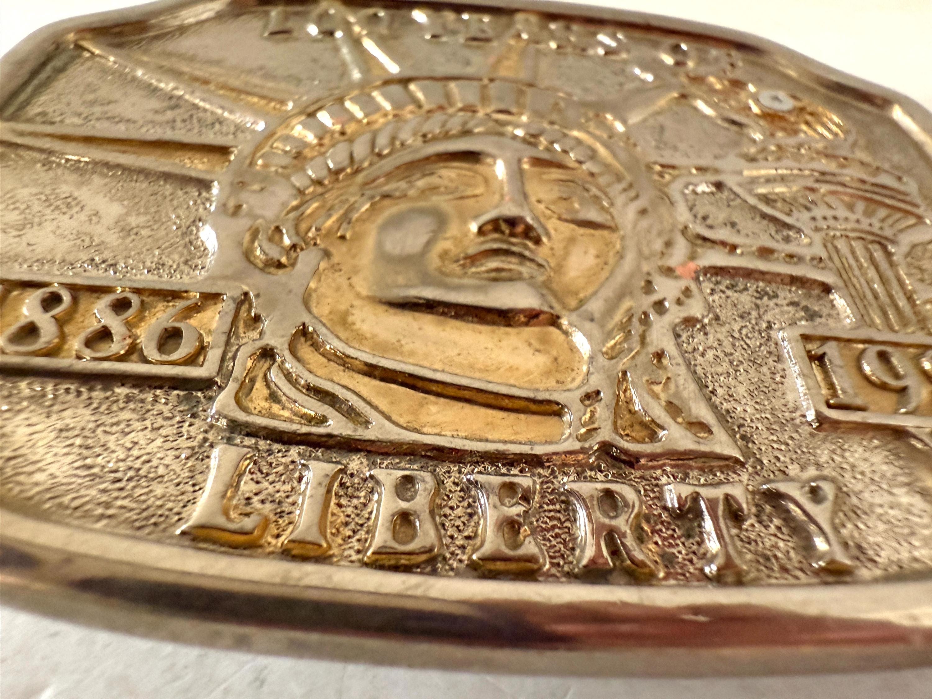 Vintage 100th Anniversary Statue of Liberty Commemorative Silver Tone ...