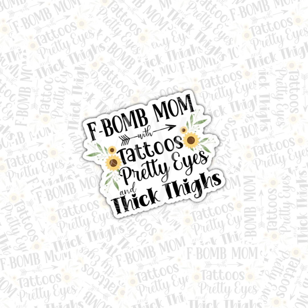 Unapologetic Mom Sticker – ‘f-bomb Mom’ With Attitude | Edgy Vinyl for ...