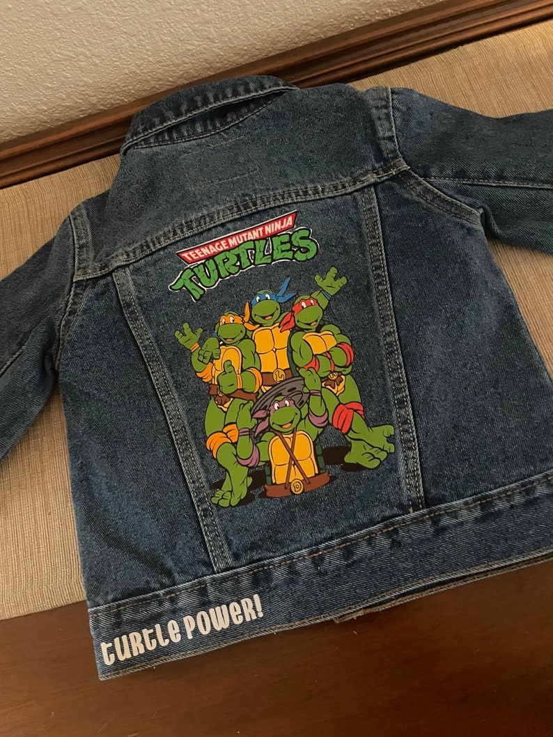 Teenage Mutant Ninja Turtles Denim Jacket - Etsy