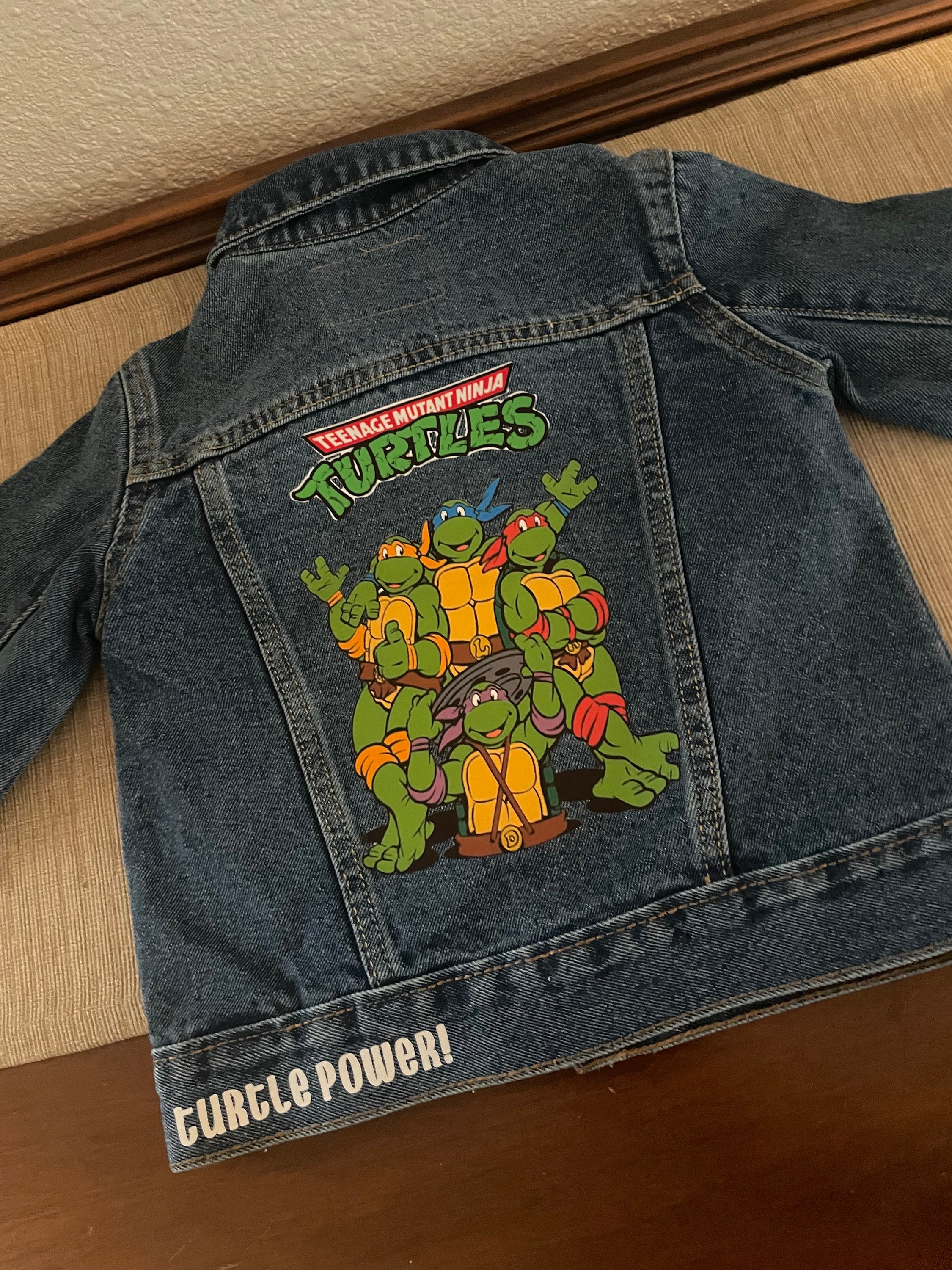 Teenage Mutant Ninja Turtles Denim Jacket - Etsy