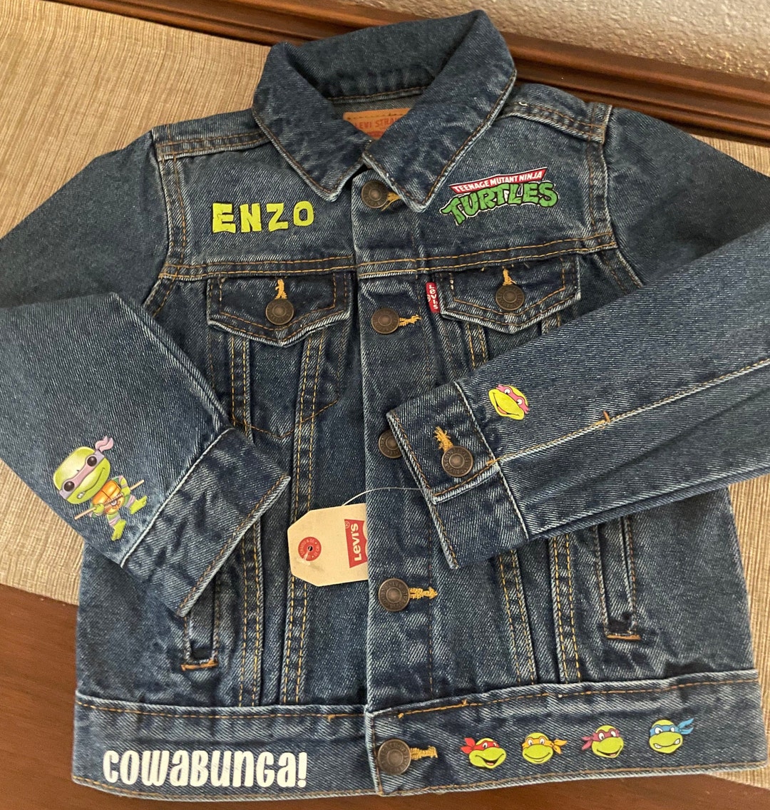 Teenage Mutant Ninja Turtles Denim Jacket - Etsy