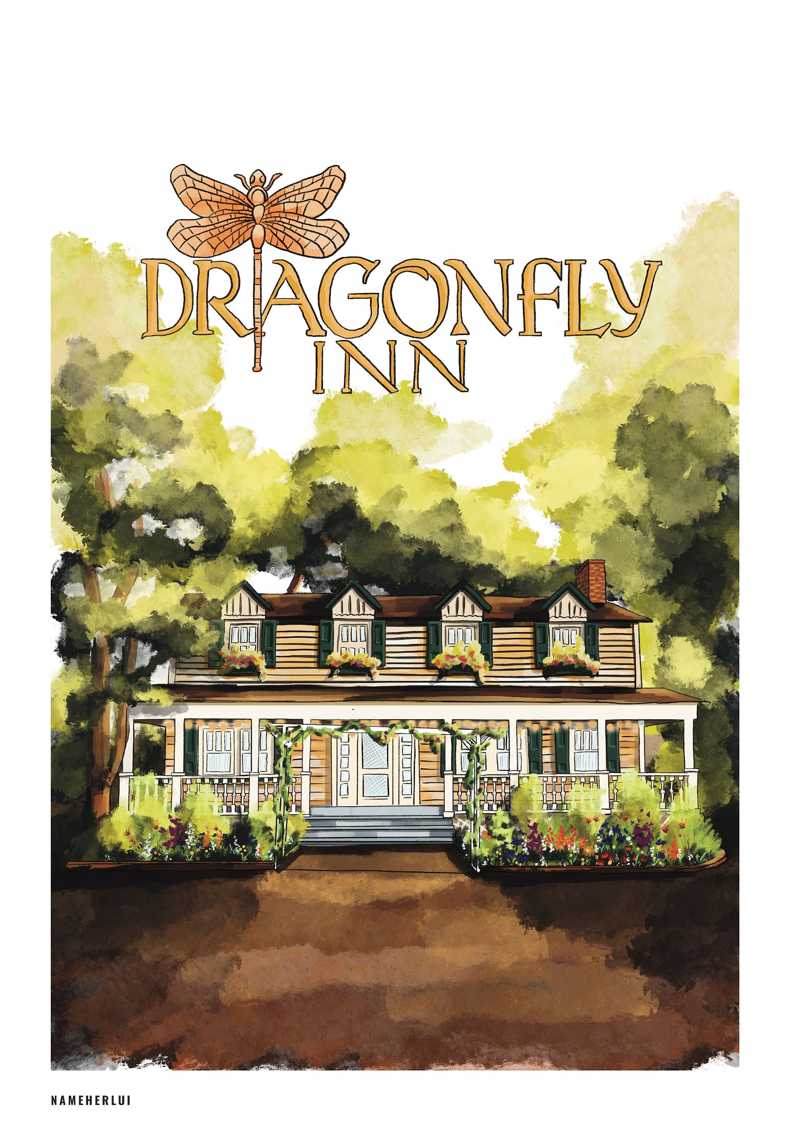 High Quality Dragonfly Inn / Gilmore Girls Poster Fanart - Etsy