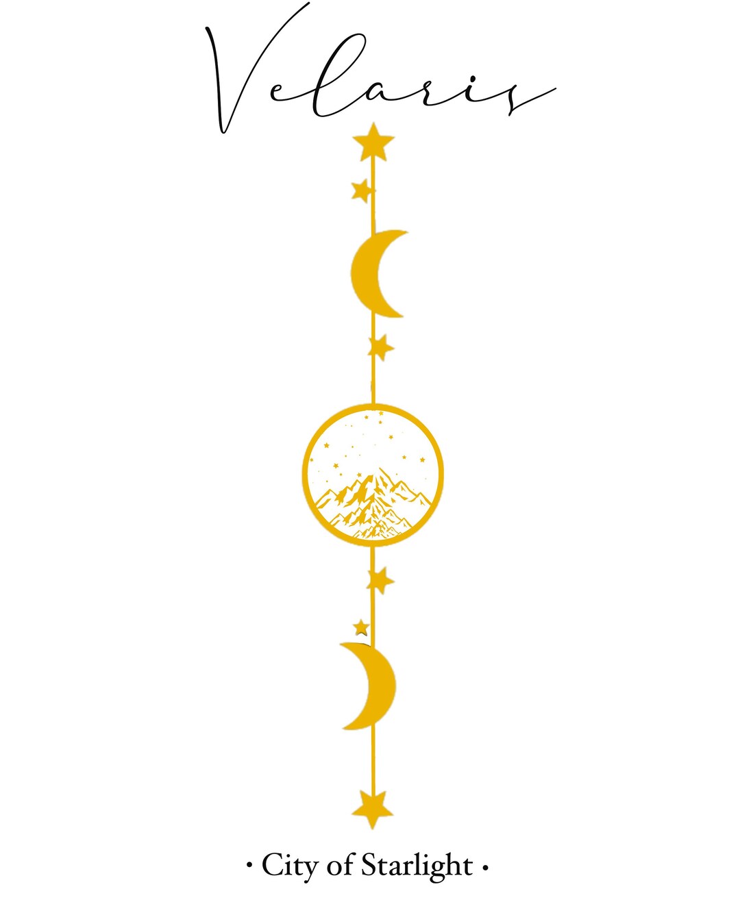 Velaris City of Starlight PNG - Etsy