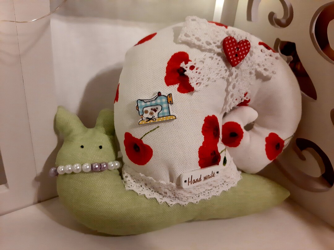 Tilda Snail, Decoration, Handmade, Decoration, Home Decoration, Flowers ...