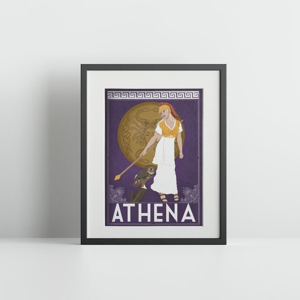 Athena Art Print - Etsy
