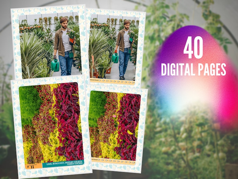 Gardening Spot the Difference Printable PDF Pages, Horticulture ...