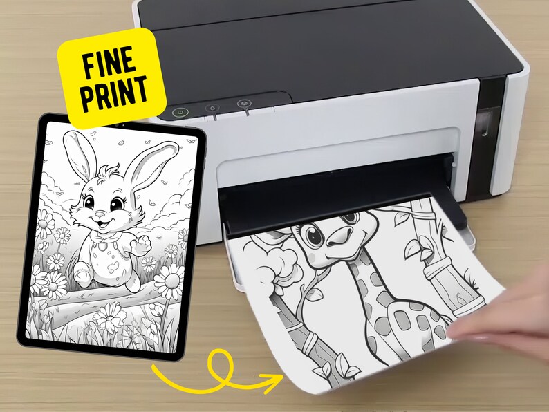 50 Pages Cute Animal Coloring Page, Meditation Calming Coloring Pages ...