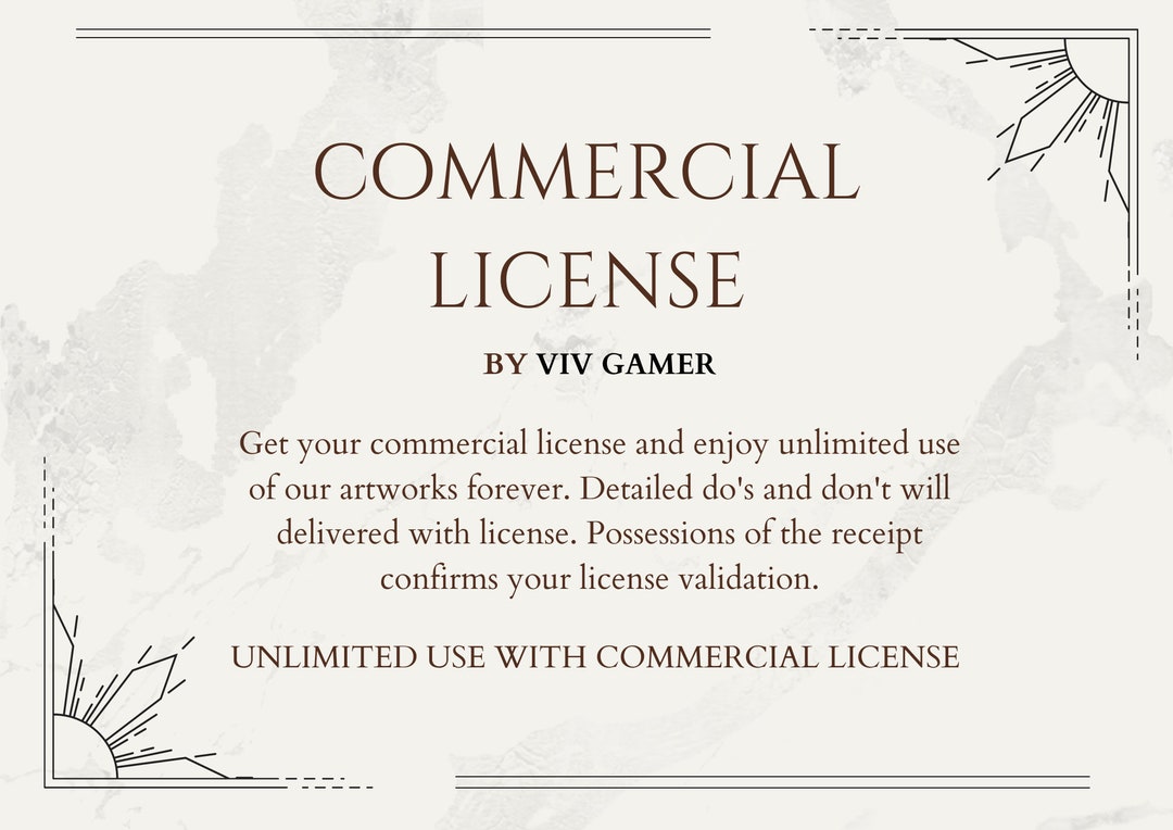 Commercial Use License for Unlimited Lifetime Access of Single Digital ...