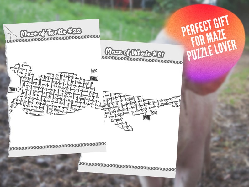 90 Animal Shaped Mazes for Kids for Ages 8-12 & Adults, an Amazing Fun ...