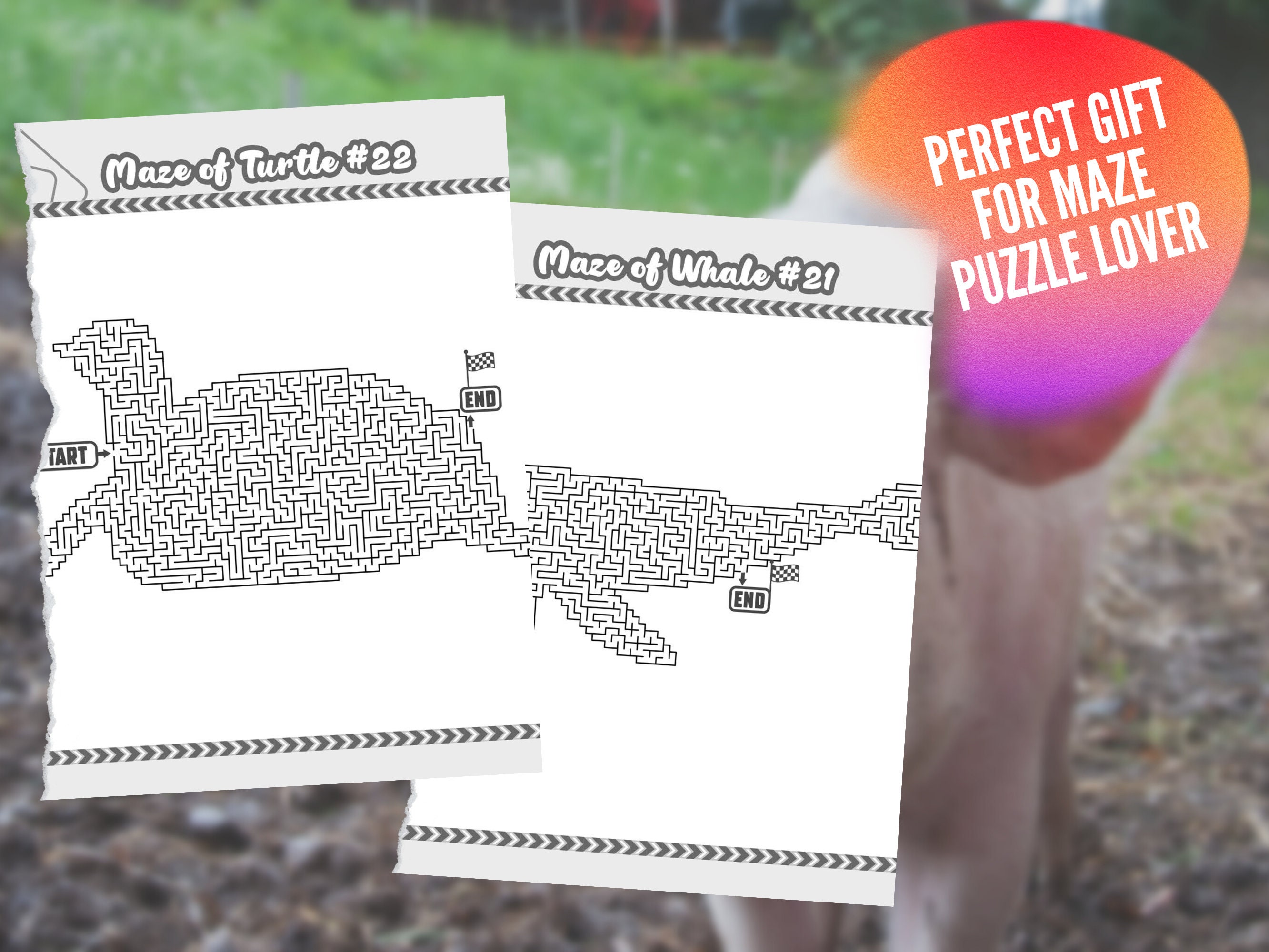 90 Animal Shaped Mazes for Kids for Ages 8-12 & Adults, an Amazing Fun ...