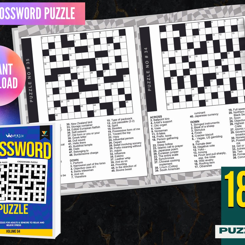 Crossword Art - Etsy