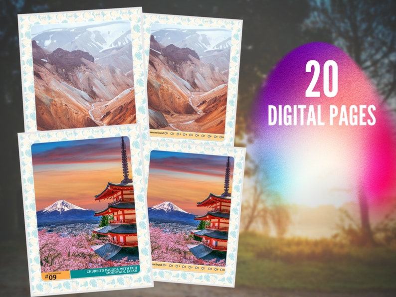 Landscape Spot the Difference Printable Puzzles, Instant Download ...