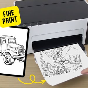 71 Vehicle Coloring Pages Digital Download Printable PDF, Printable ...