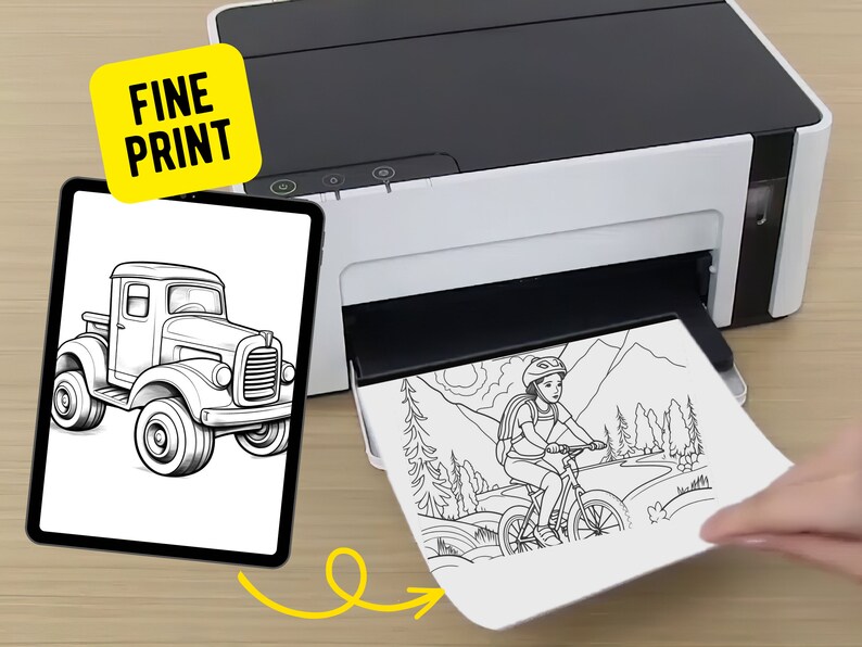 71 Vehicle Coloring Pages Digital Download Printable PDF, Printable ...