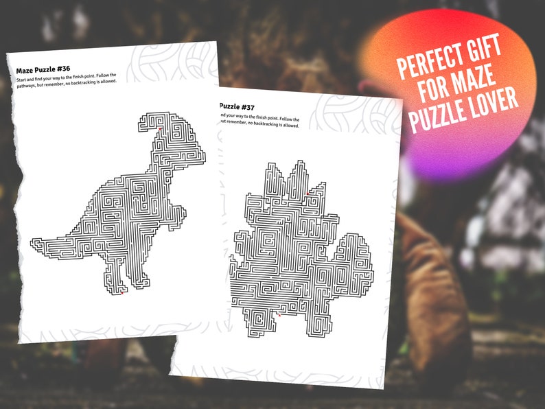 Zoo Animal Wildlife 50 Maze Pages Puzzle Game Instant Download With ...