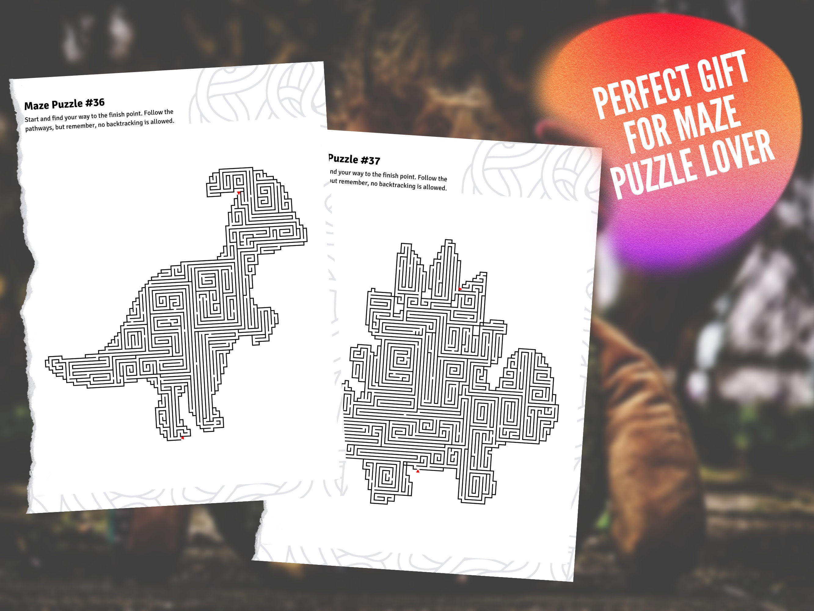 Zoo Animal Wildlife 50 Maze Pages Puzzle Game Instant Download With ...