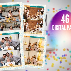 Birthday Spot the Difference, Coloring Printable Pages, Love Find the ...