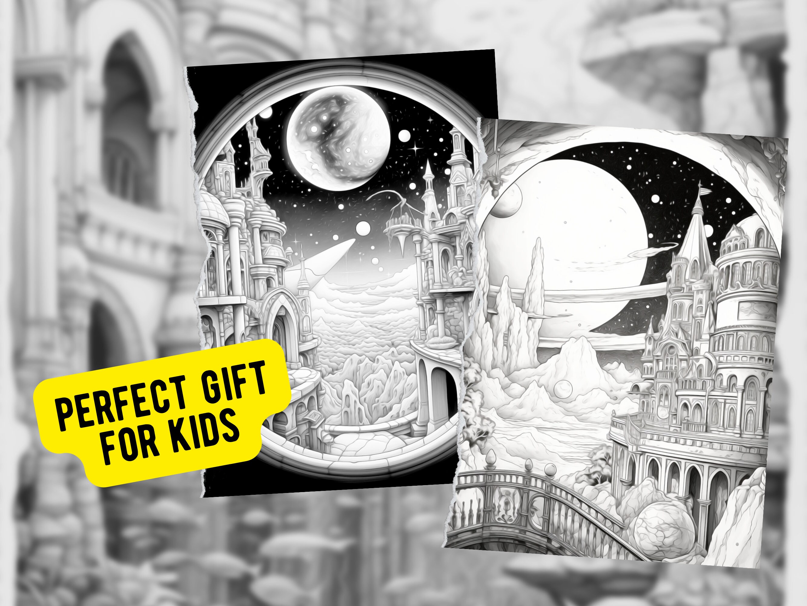 Window to Another World Coloring Pages Vol. O2, Portal to Another ...