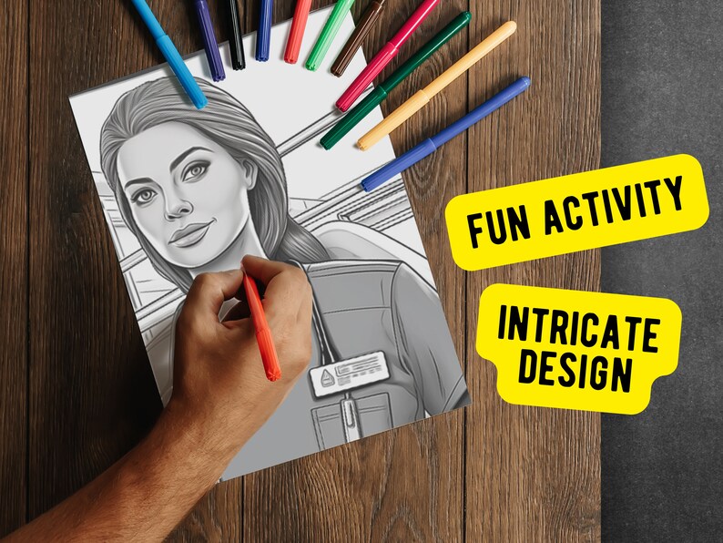 50 Pages Nursing Coloring Page Printable PDF, Professional Instant ...