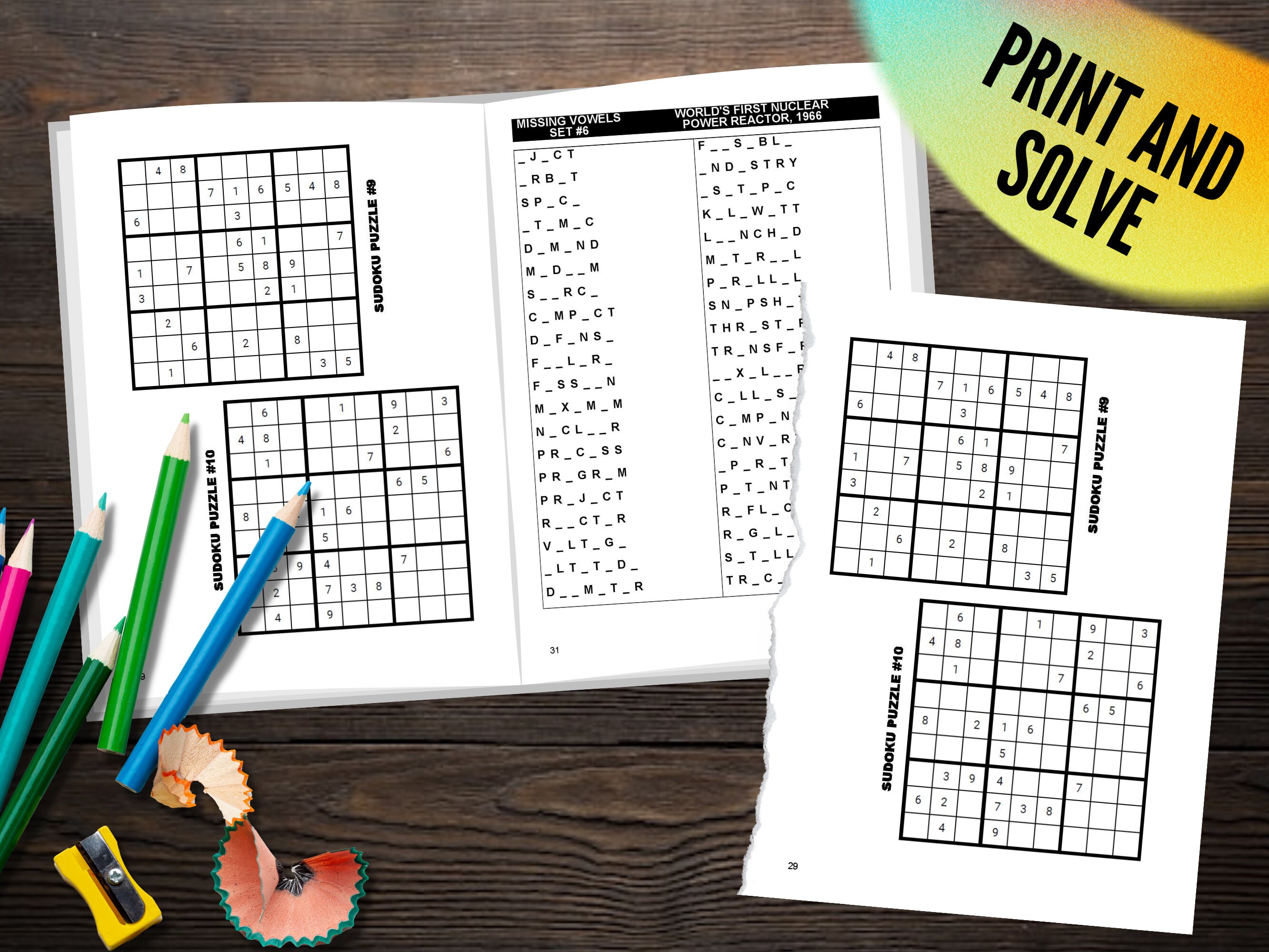 500 Mega Puzzles, Word Searching Games Bundle for Adults on Worldwide ...