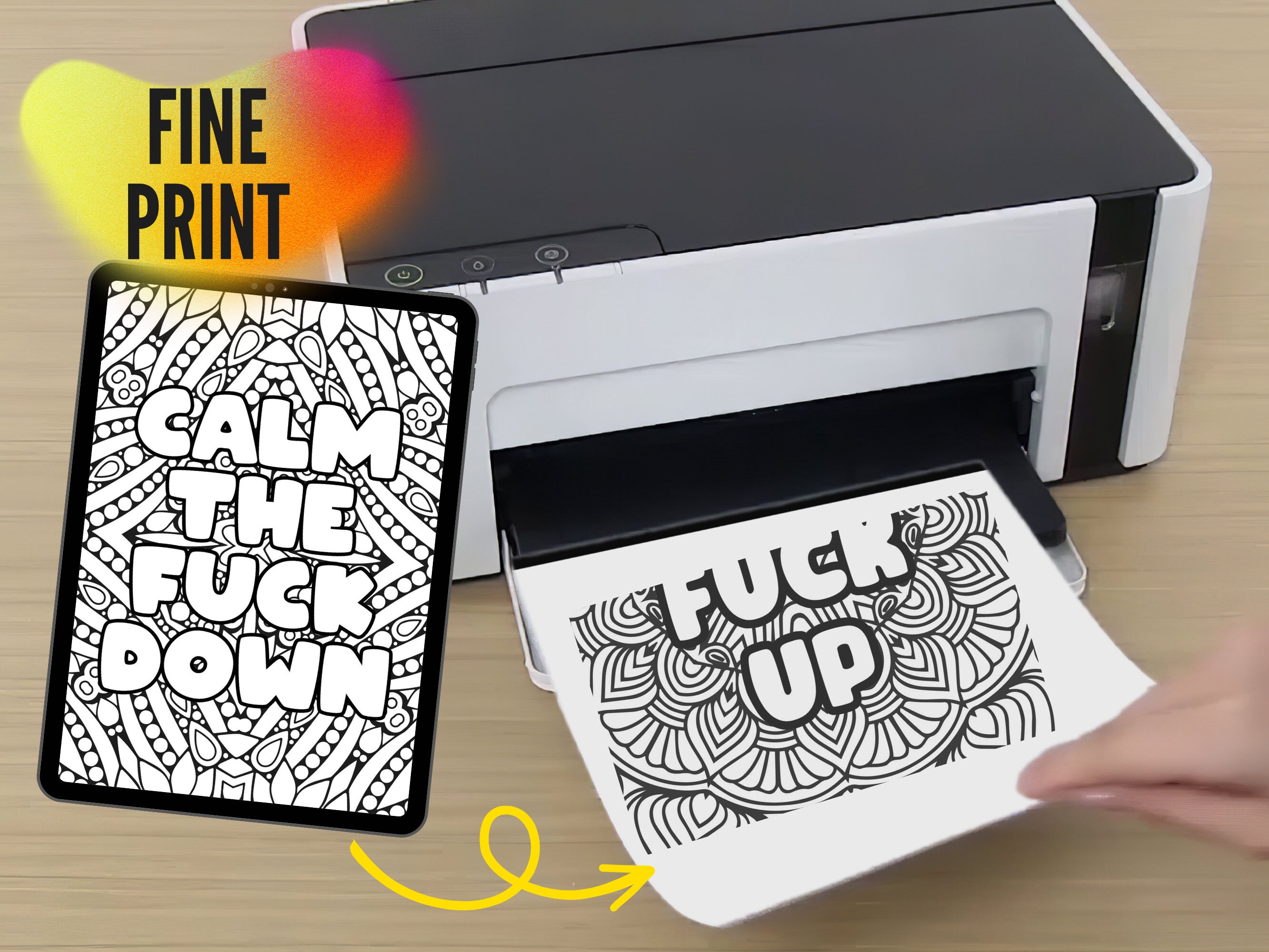 50 Adult Motivational Quote Coloring Pages, Coloring Book for Adults ...