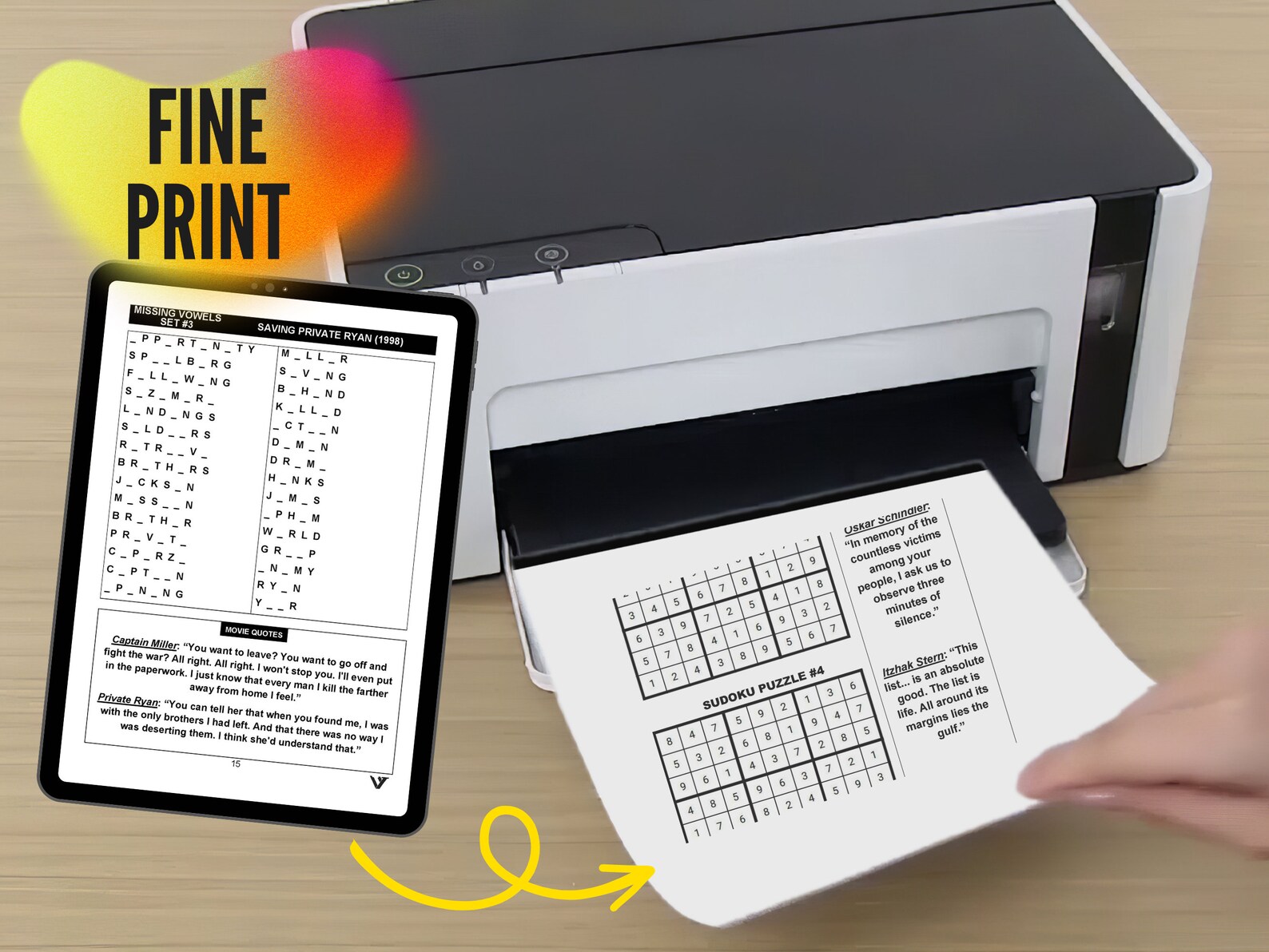 100 War Movie Puzzles Vol. 1, Word Search, Word Scramble, Missing Vowel ...