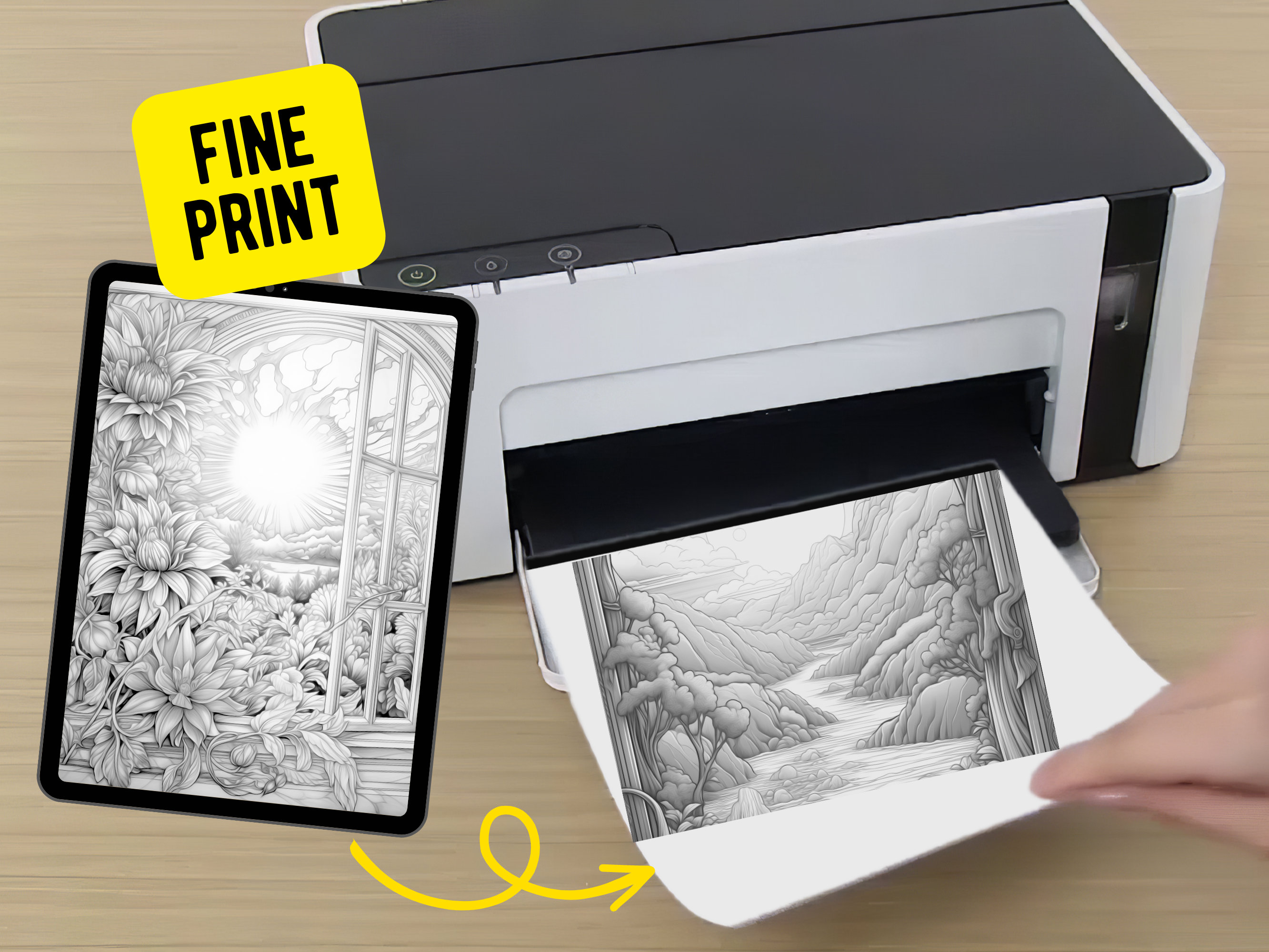 Window to Another World Coloring Pages Vol. O2, Portal to Another ...