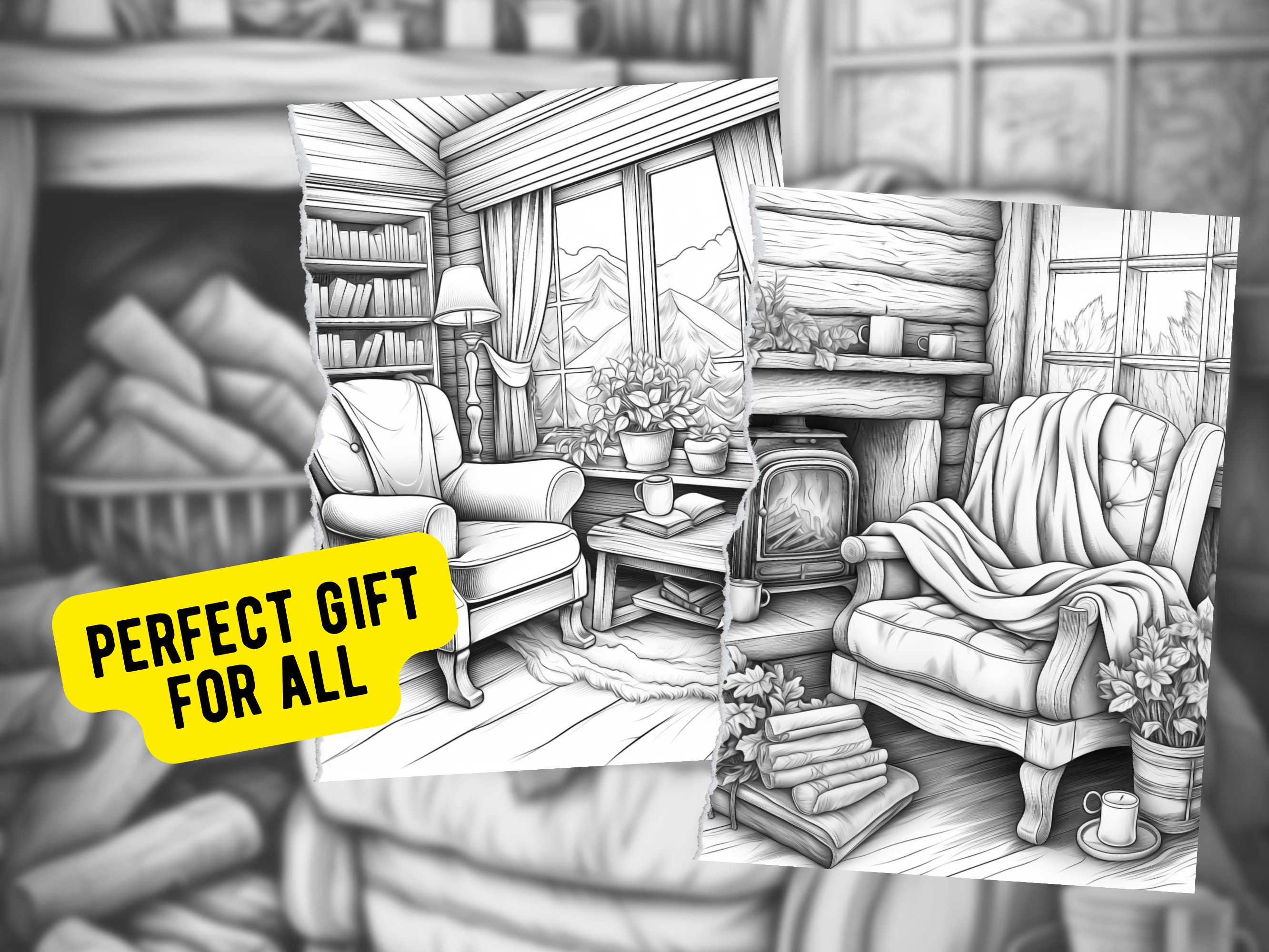 50 Magical Forest Fantasy Coloring Pages for All Instant - Etsy