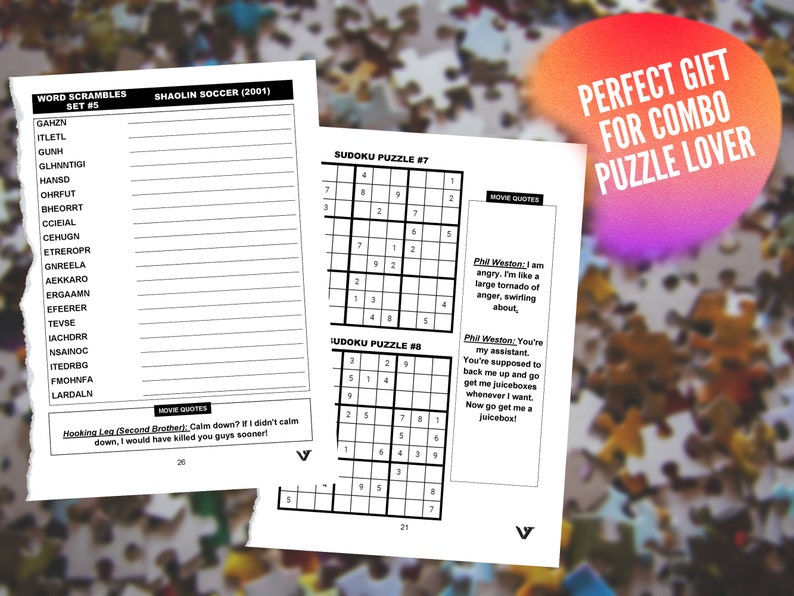 100 Soccer Football Movie Puzzle, Instant Download, Word Search ...