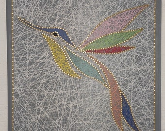 Hummingbird String Art - Etsy
