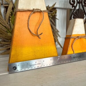 Candy Corn Set Fall Decorations, Rustic, Vintage Style, Made of ...