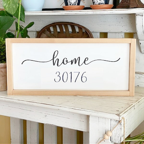 Zip Code Signs - Etsy