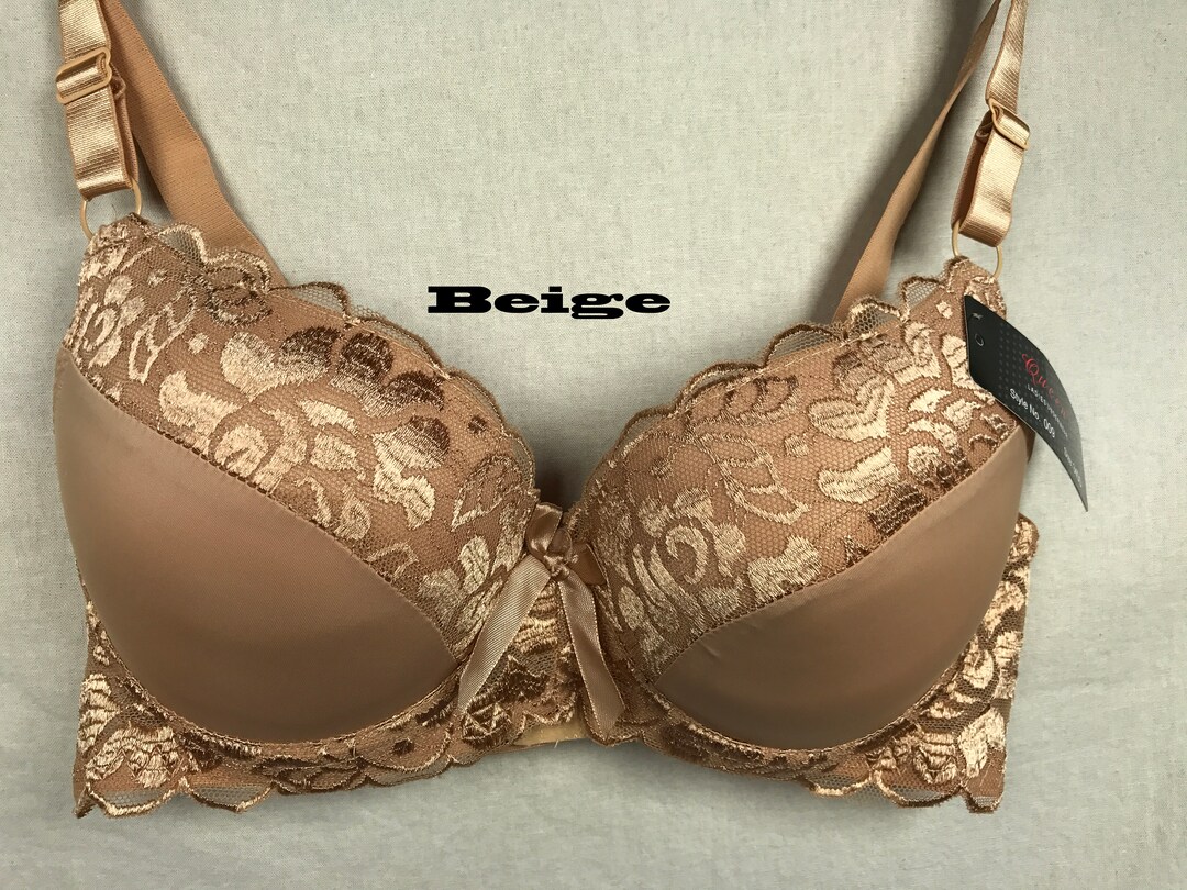 New Women Push up Demi Cups Bras Lace Underwire Sleepwear Clothing Size ...