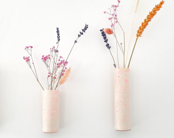 Neon Collection Set of Two Vases small Medium Terrazzo - Etsy