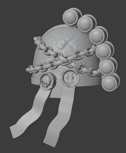 Custom Shoulder Pauldrons for Space Marines by Hunting Heresy - Etsy ...