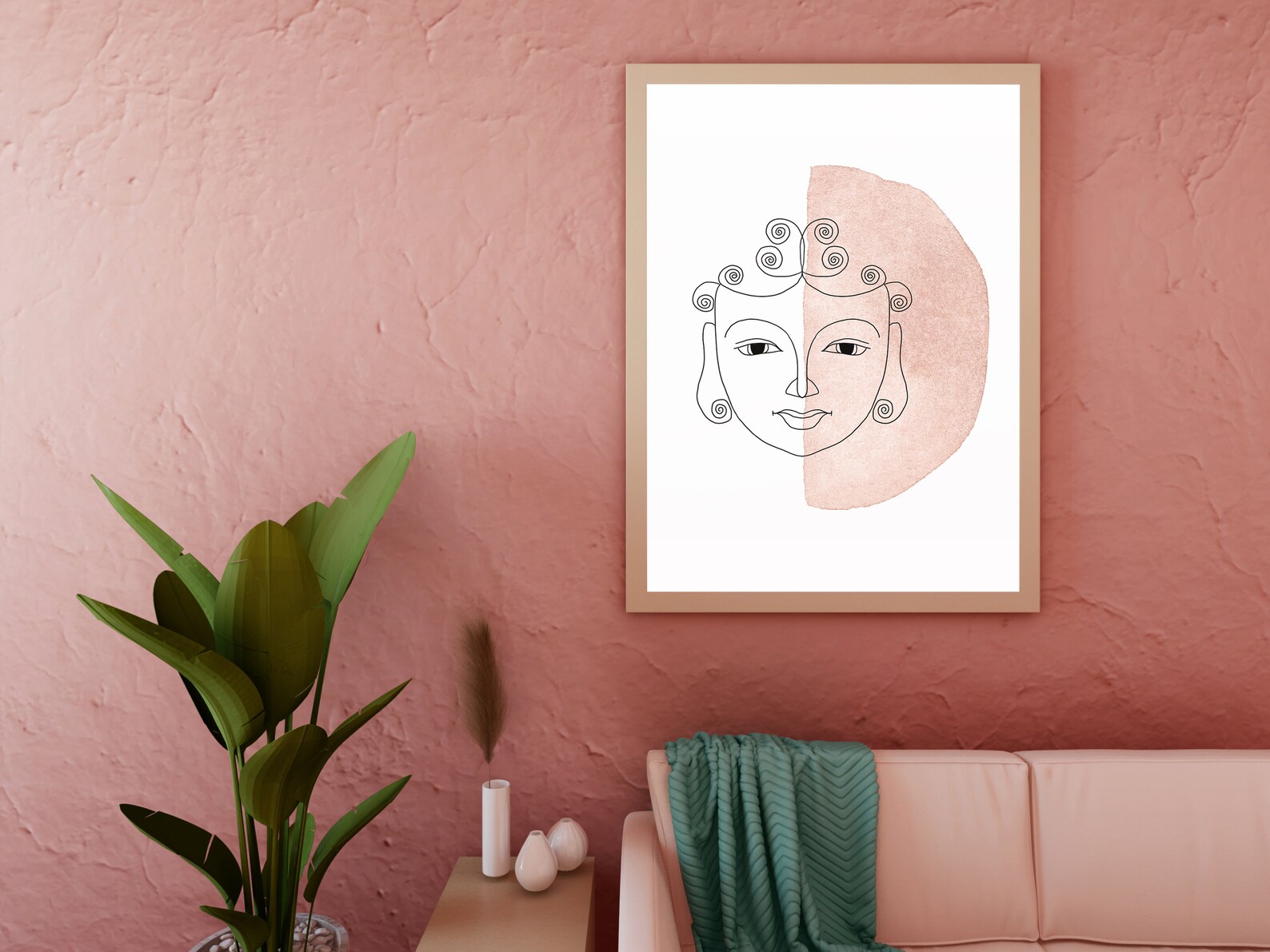 Printable Wall Art, Mindfulness, Minimalist,simple Line Poster, Modern ...