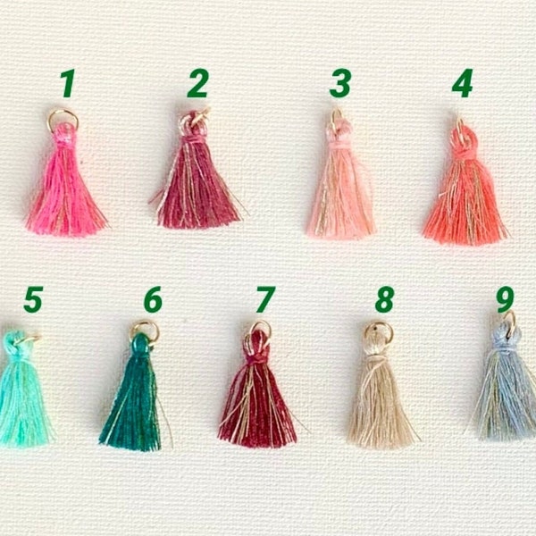 Metallic Tassels - Etsy