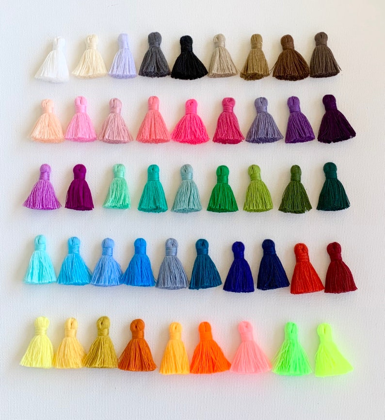 4 Piece/ Mini Tassels/ 30mm Tassels/ Thick Tassels/ Tassel - Etsy