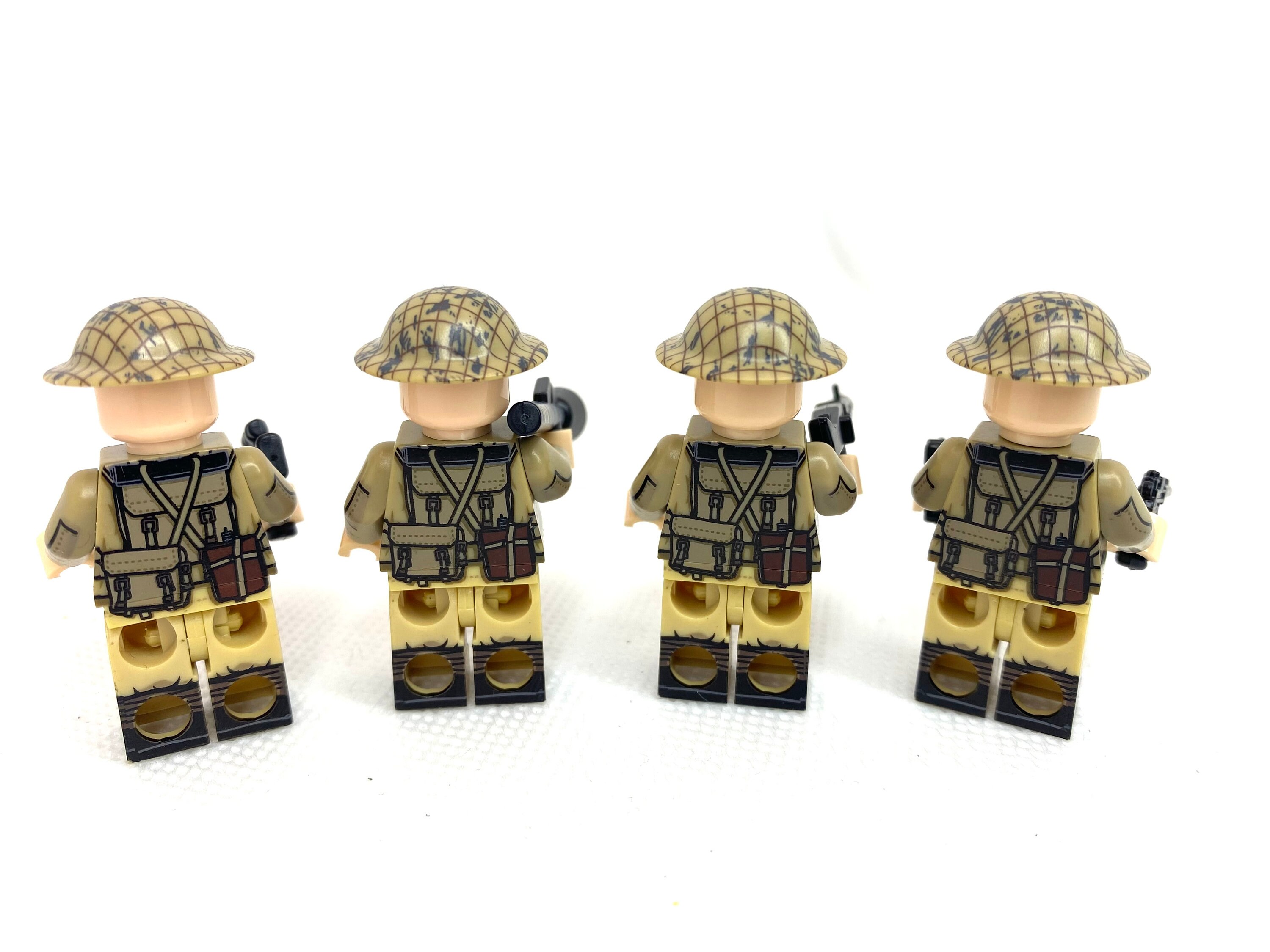 WW2 British Military Soldier Minifigures X 4 Custom - Etsy