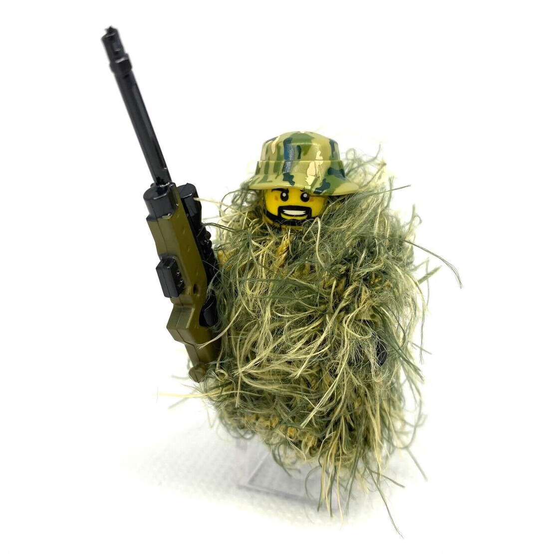 Army Minifigure Military Soldier Sniper Gun Ghillie Suit - Etsy